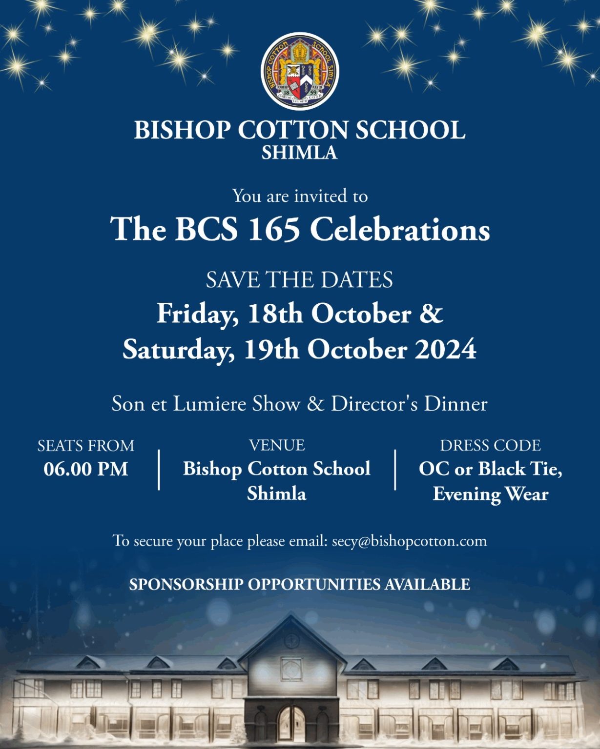 The BCS 165 Celebrations | Old Cottonians Association